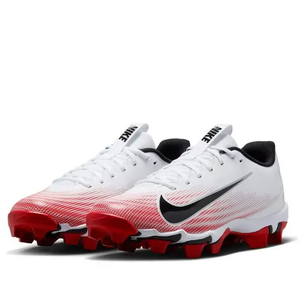 Nike Vapor Shark 3 Athletic Cleats - White/university Red/black
