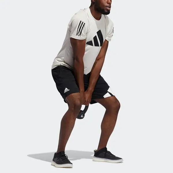 Adidas Training Shorts With Logo Print