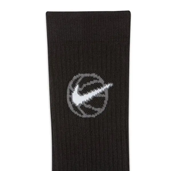Nike Everyday Crew Sports Socks 3 Pack - Black