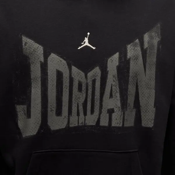 JORDAN Air Brooklyn Collegiate Oversized Hoodie - Black/sail