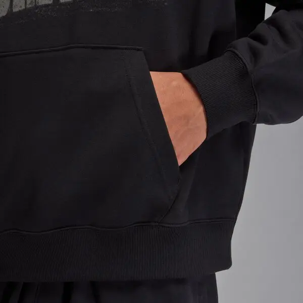JORDAN Air Brooklyn Collegiate Oversized Hoodie - Black/sail