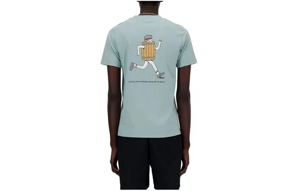 NEW BALANCE Sport Essentials Barrel Runner T-shirt Asia Sizing