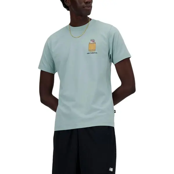 NEW BALANCE Sport Essentials Barrel Runner T-shirt Asia Sizing