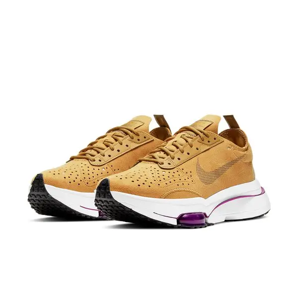 Nike Zoom-type " Red Plum" Low Top Sneakers - Wheat