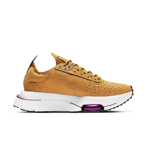 Nike Zoom-type " Red Plum" Low Top Sneakers - Wheat