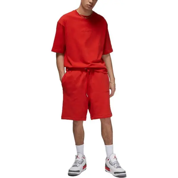 JORDAN Wordmark T-shirt 'red