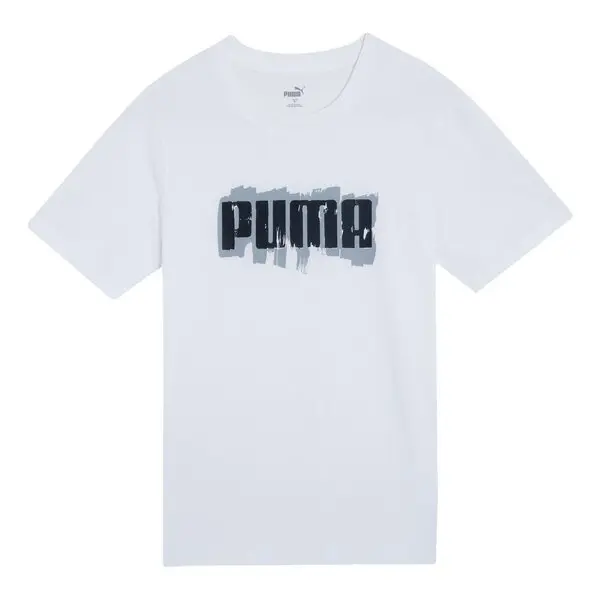 PUMA Logo Wording T-shirt - White