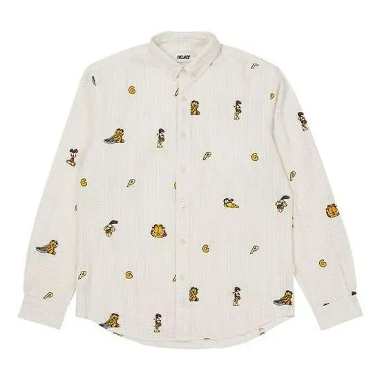PALACE Fw21 Garfield Boojie Shirt - White
