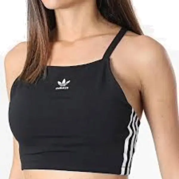 Adidas Adicolor 3-stripes Cropped Tank - Black