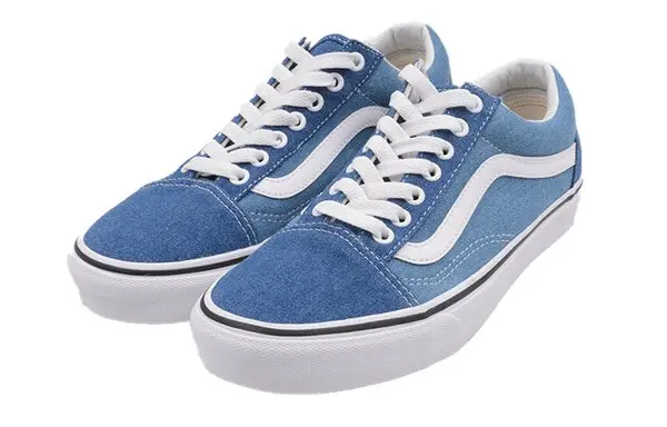 VANS Old Skool Denim Two-tone Sneakers - Blue