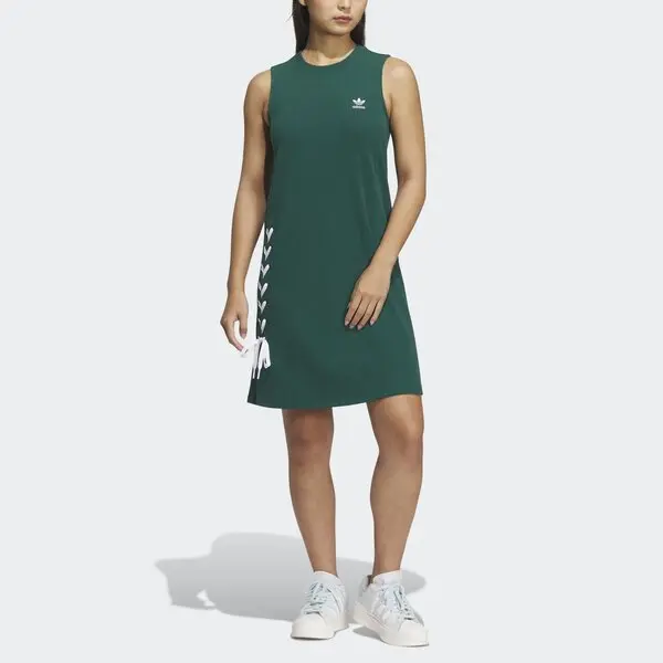 Adidas Originals Sleeveless Lace-up Jumpsuit