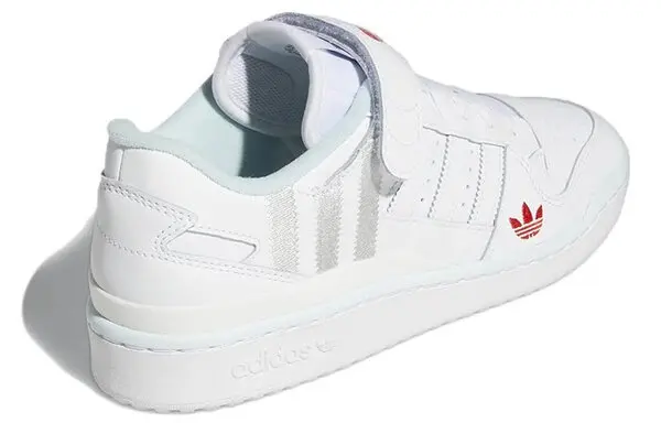 Adidas Originals Forum Low Sneakers - White/red