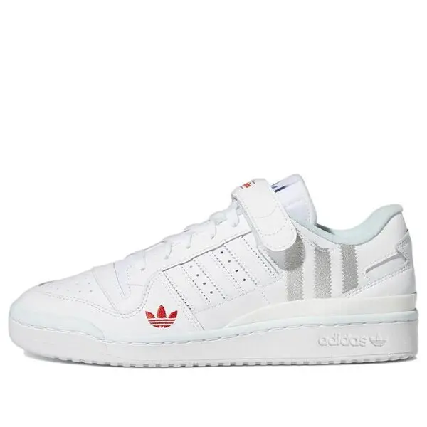 Adidas Originals Forum Low Sneakers - White/red