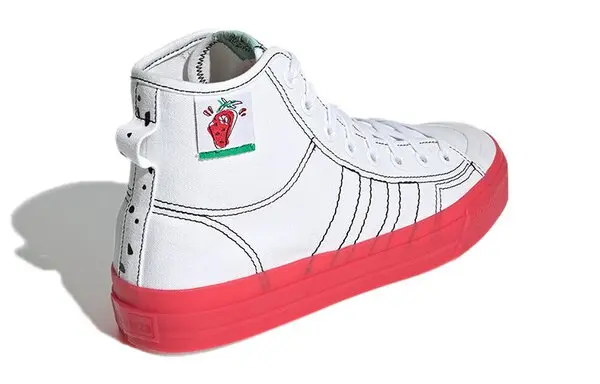 Adidas Nizza Hi Rf Sneakers - White/red