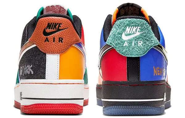 Nike Force 1 Low '07 'what The Nyc' Sneakers - White/black-hyper Jade