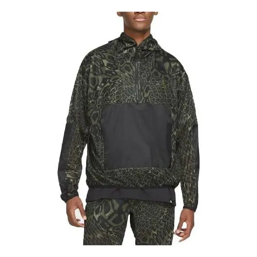 Nike Hooded Jacket With Contrasting Panels