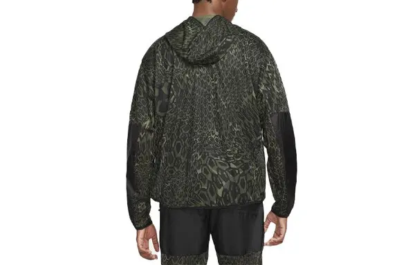 Nike Hooded Jacket With Contrasting Panels