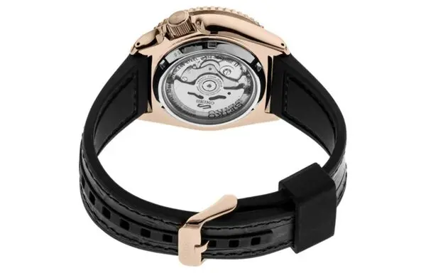 SEIKO 5 Automatic Watch With Leather Strap
