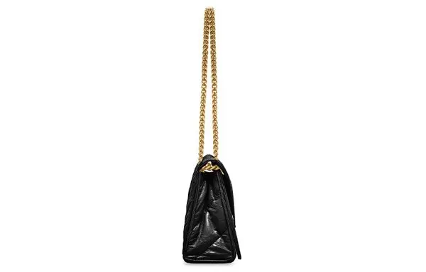 Balenciaga Crush Small Chain Bag Quilted - Black