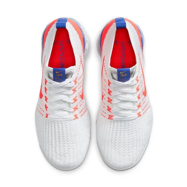 Nike Vapormax Flyknit 3 Sneakers - White/blue/red