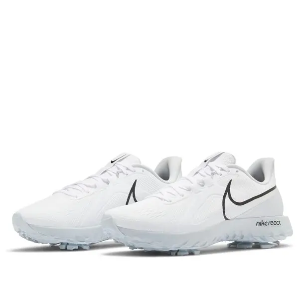 Nike React Infinity Pro Wide Golf Shoes - White/black