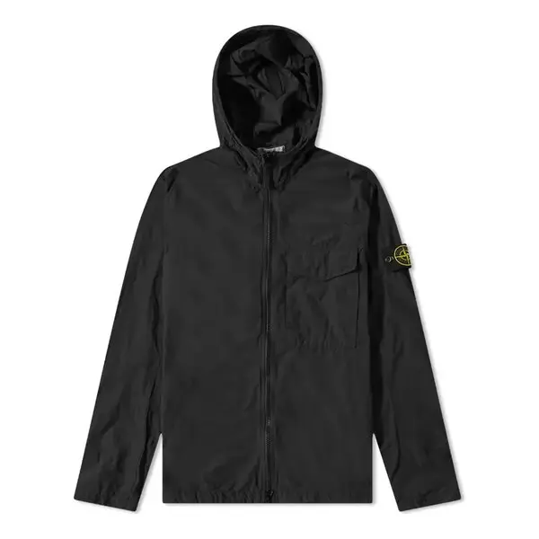 Stone Island Stone Islandstone Island Naslan Light Hooded Overshirt - Black