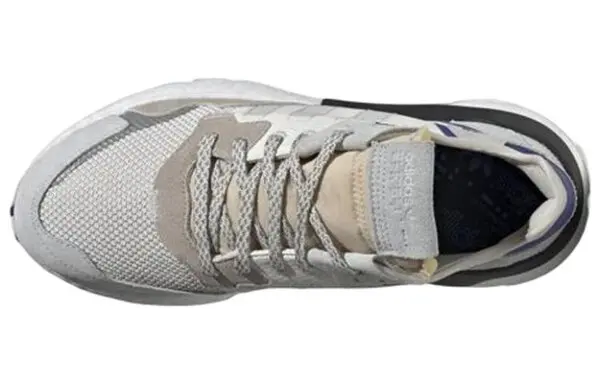 Adidas Nite Jogger "white Active Blue" Sneakers - White/blue