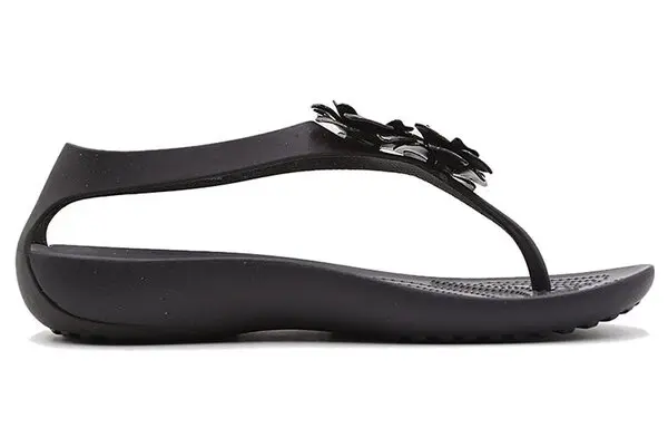 CROCS Embellished Floral Thong Sandals