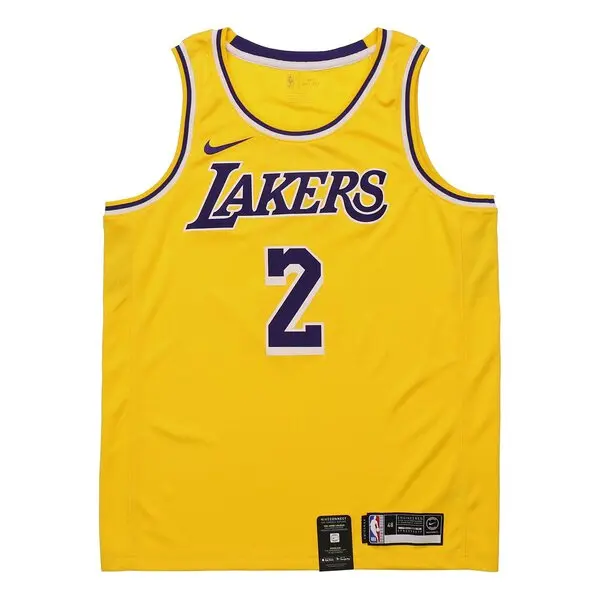 Nike Los Angeles Lakers Lonzo Ball #2 Swingman Jersey - Yellow
