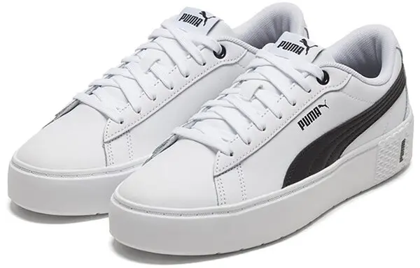 PUMA Smash Platform V2 L Sneakers - White/black