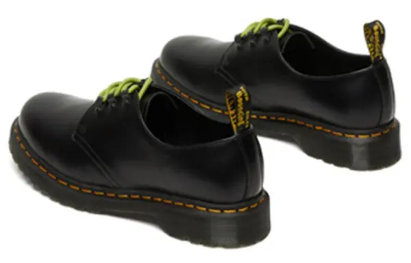 Dr. Martens 1461 Ben Smooth 3-eye Lace-up Derby Shoes - Carbon Black