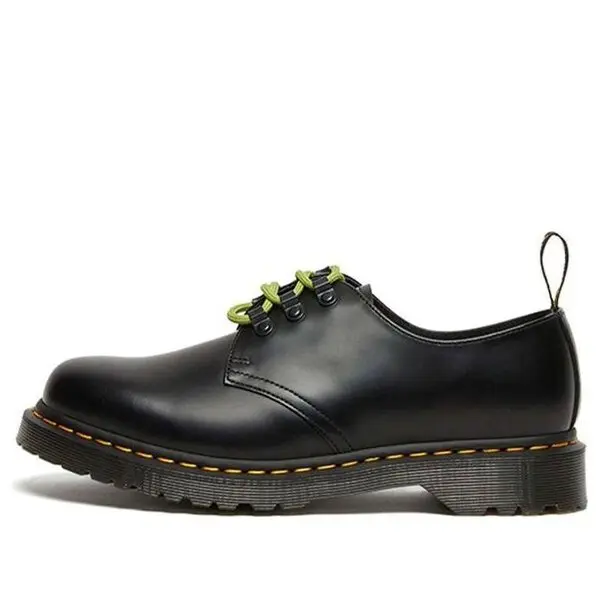 Dr. Martens 1461 Ben Smooth 3-eye Lace-up Derby Shoes - Carbon Black