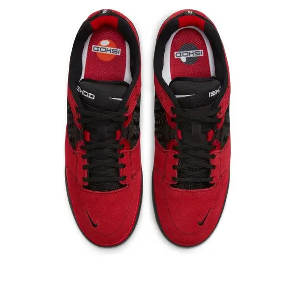 Nike Ishod Varsity Red Sneakers - Red/black