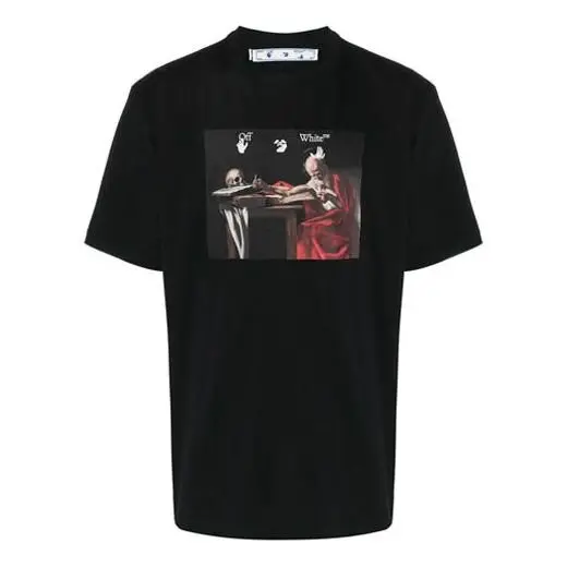 Off-White Caravaggio Short-sleeve Over Tee - Black