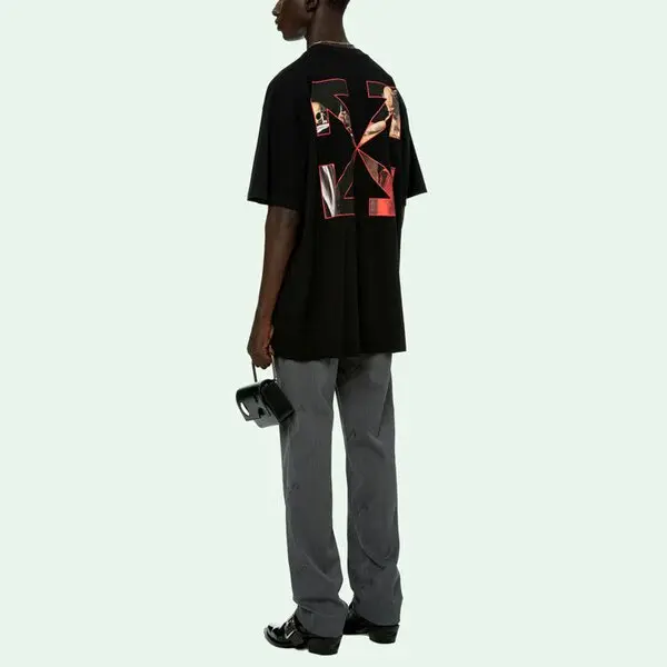 Off-White Caravaggio Short-sleeve Over Tee - Black