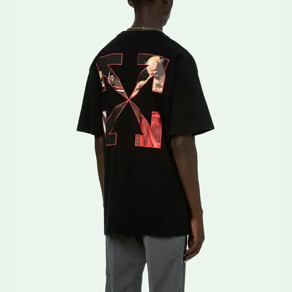 Off-White Caravaggio Short-sleeve Over Tee - Black