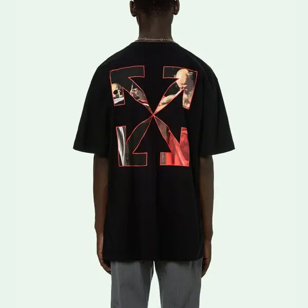 Off-White Caravaggio Short-sleeve Over Tee - Black