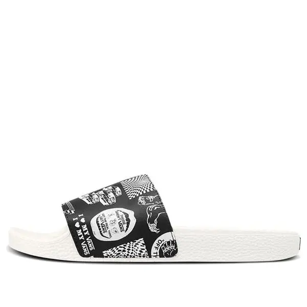 VANS Graphic Slide-on Sandals - White