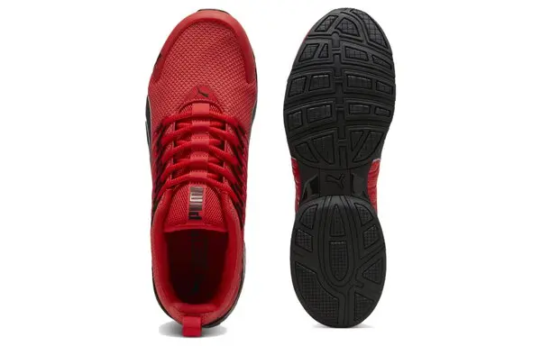 PUMA Voltaic Evo Lace Up Sneakers - Red/black