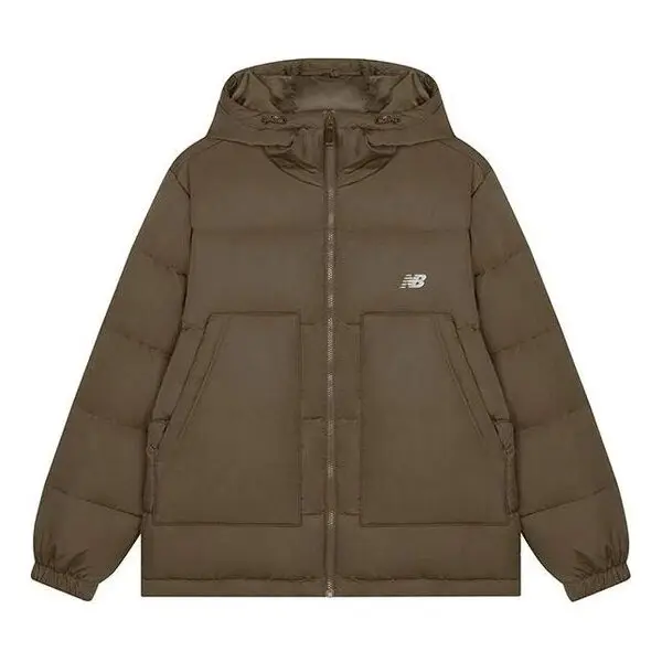 NEW BALANCE Puffer Jacket - Brown