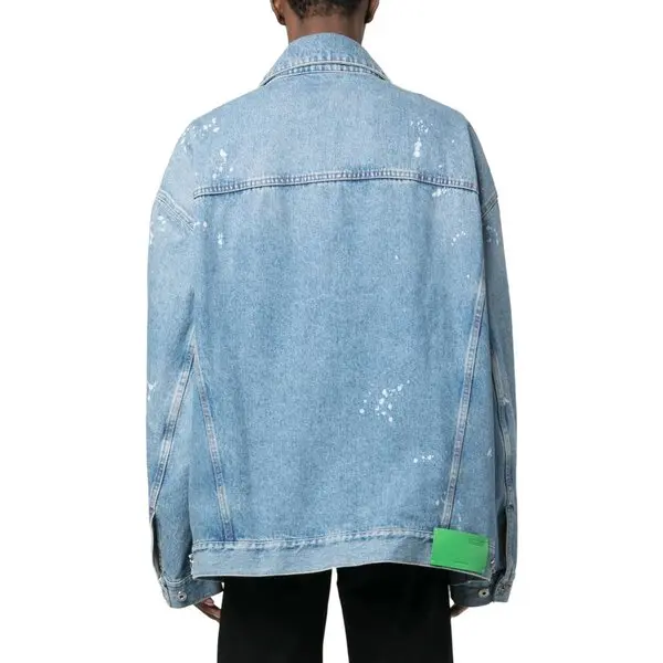 Off-White Blue Button Denim Jacket