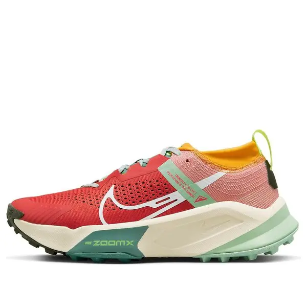 Nike Zoomx Zegama Trail Running Shoes - Red/white