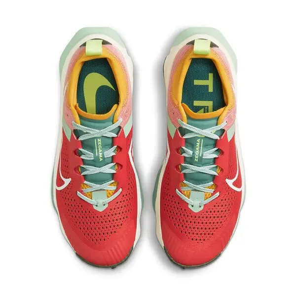 Nike Zoomx Zegama Trail Running Shoes - Red/white