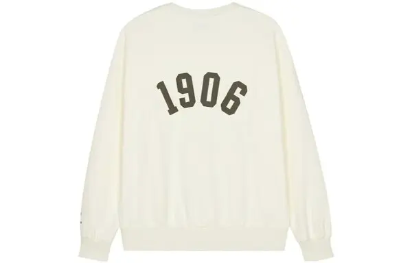 NEW BALANCE Logo Print Sweatshirt Asia Sizing 'white - White/black