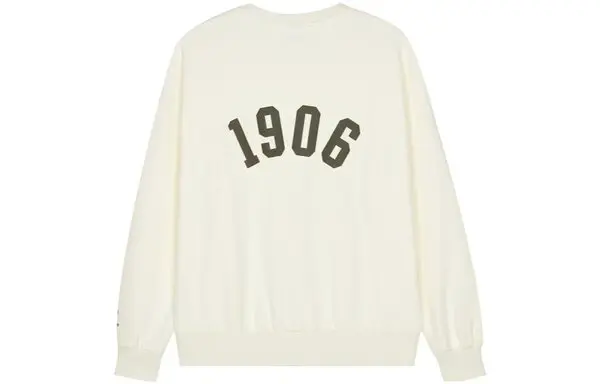 NEW BALANCE Logo Print Sweatshirt Asia Sizing 'white - White/black