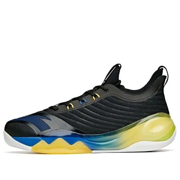 ANTA Kt6 "away" Athletic Sneakers - Black/yellow/blue