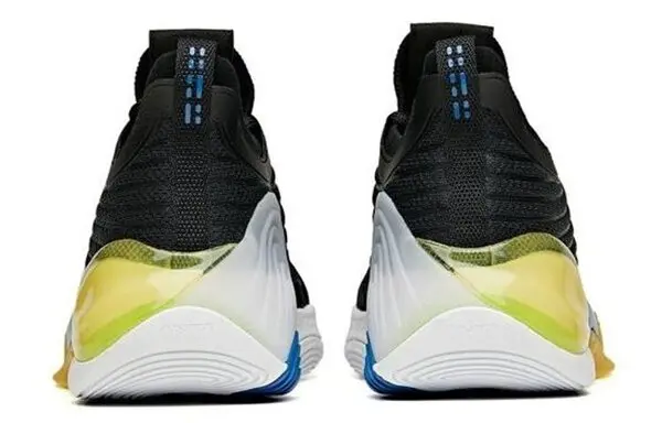 ANTA Kt6 "away" Athletic Sneakers - Black/yellow/blue