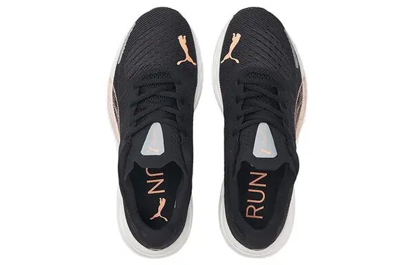 PUMA Velocity Nitro 2 Low Top Sneaker - Black/white/orange