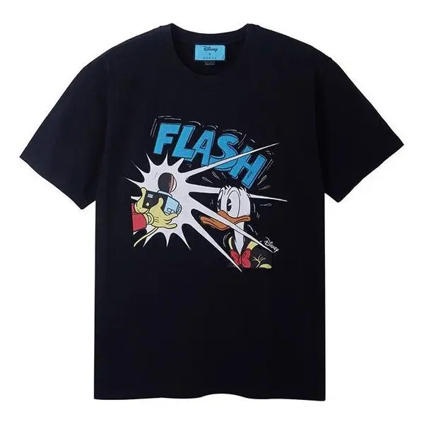 Gucci X Disney Donald Duck Print T-shirt /multicolor - Black