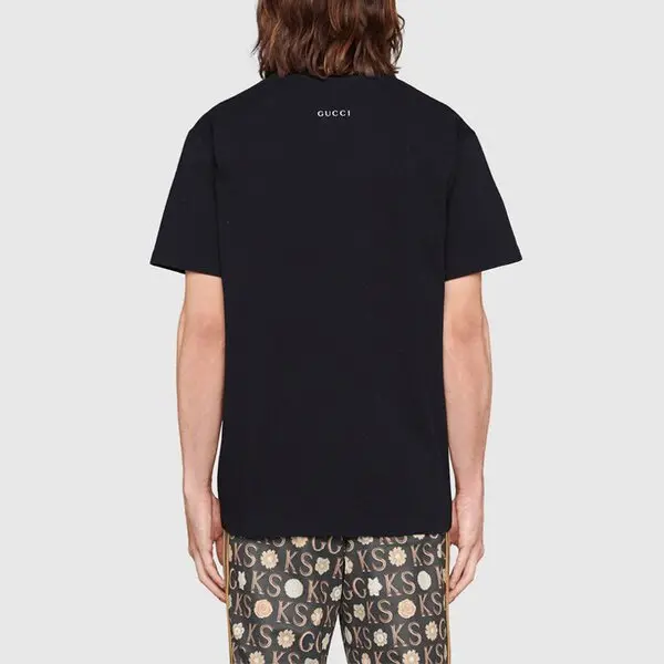 Gucci X Disney Donald Duck Print T-shirt /multicolor - Black